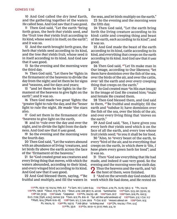 NKJV Personal-Size Large-Print Reference Bible, Comfort Print--soft le ...